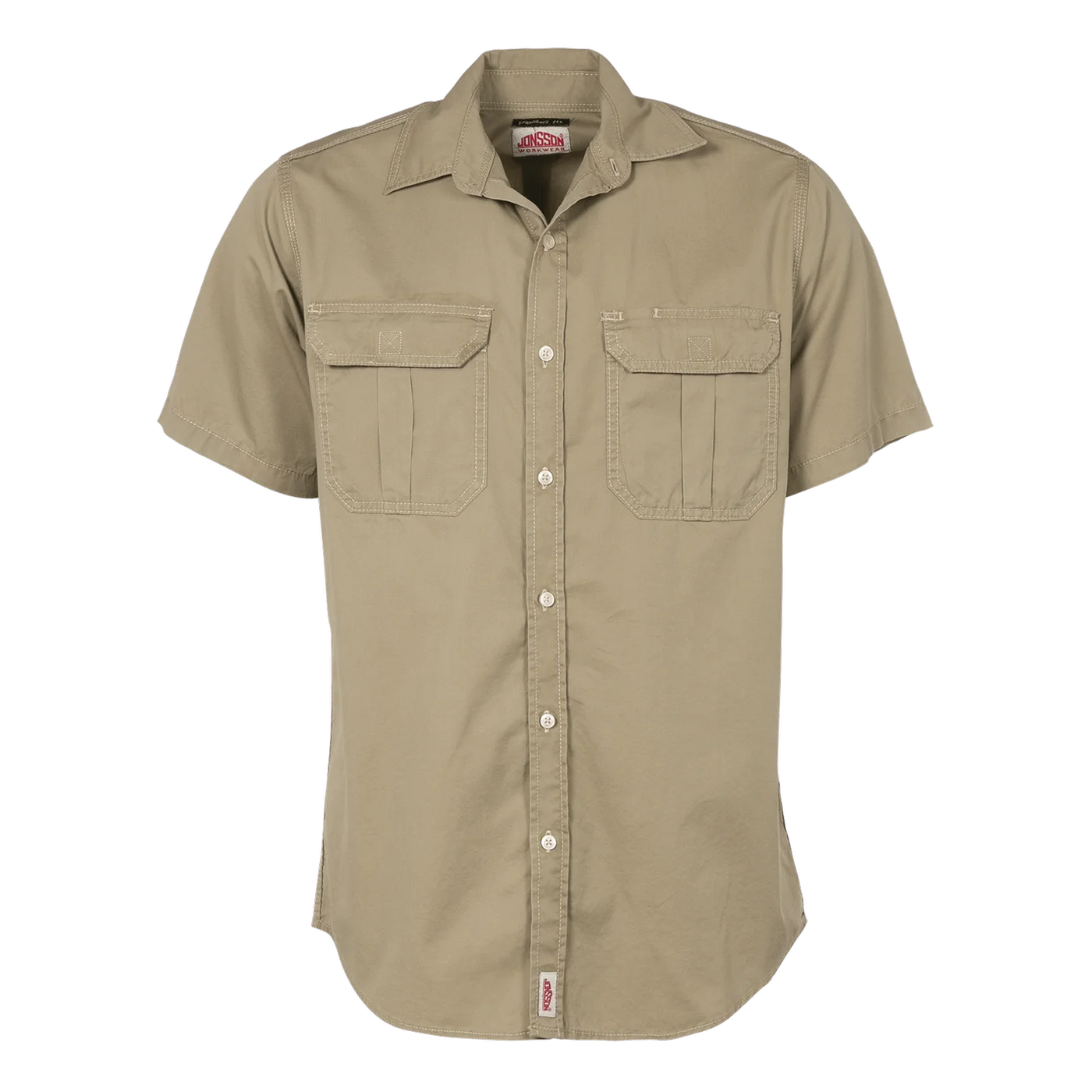 Jonsson Legendary Short Sleeve Shirt - Khaki - OBARO Online