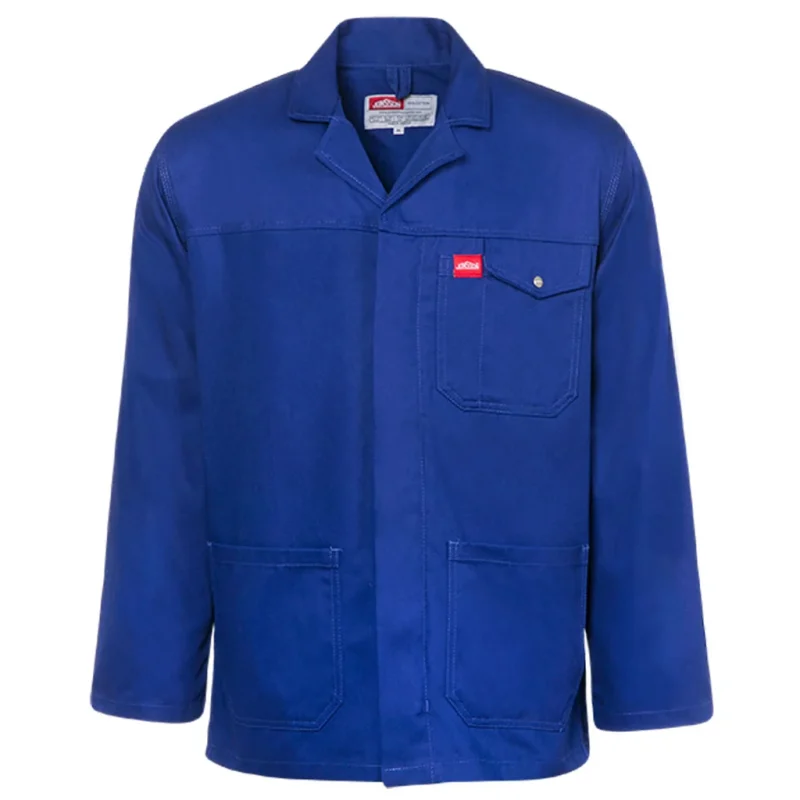 Jonsson 100% Cotton Work Jacket - Royal - OBARO Online